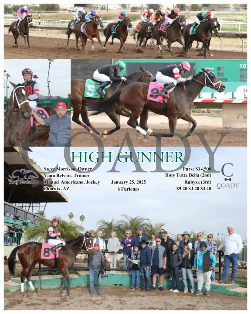 HIGH GUNNER - 01-25-25 - R07 - TUP – Coady Media - Kurtis Coady Photography