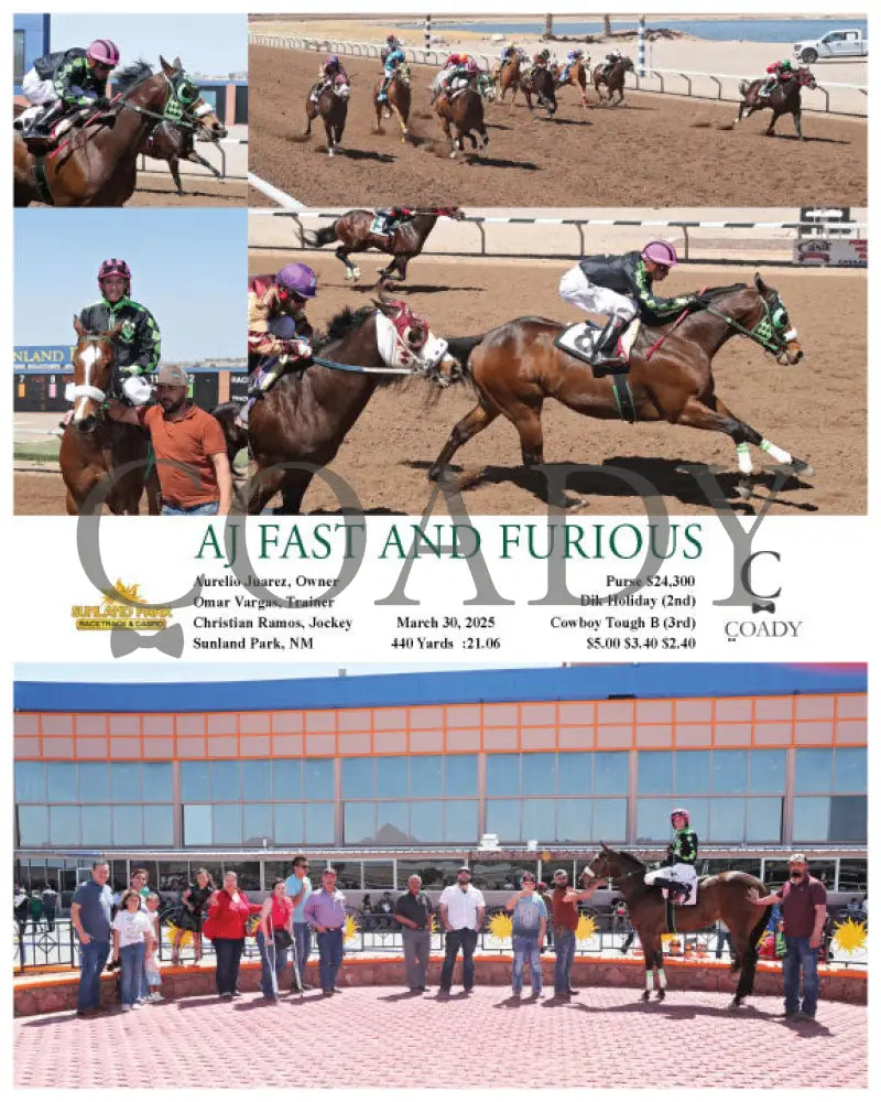 AJ FAST AND FURIOUS - 03-30-25 - R05 - SUN | Coady Media - Kurtis Coady ...