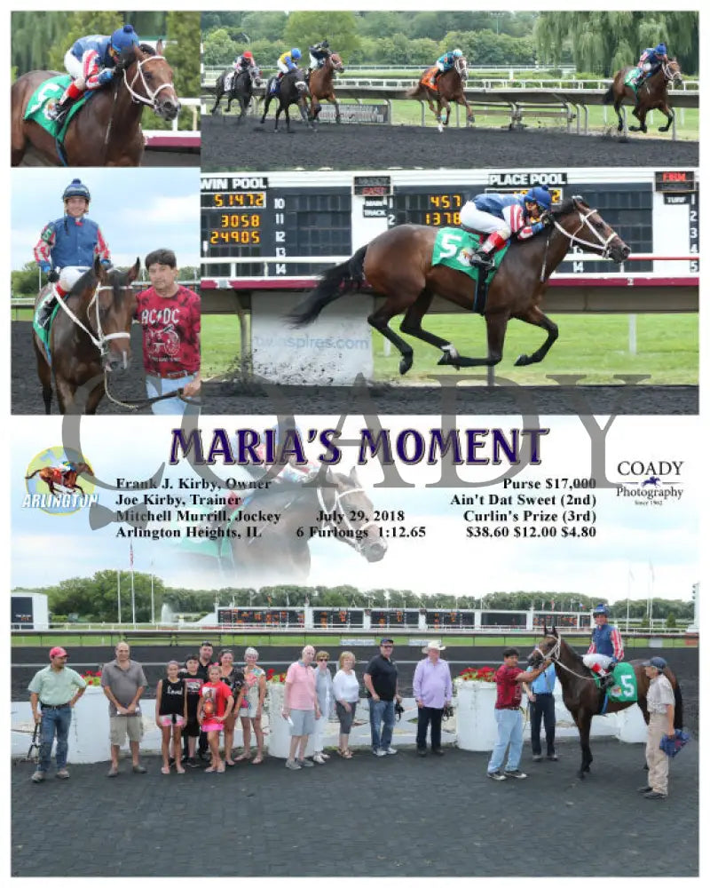 MARIA'S MOMENT - 072918 - Race 02 - AP | Coady Media - Kurtis Coady ...