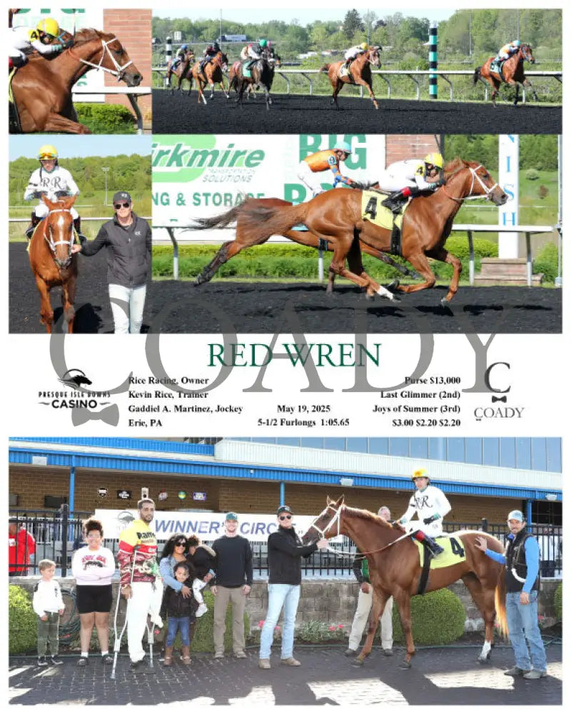 RED WREN - 051925 - Race 05 - PID | Coady Media - Kurtis Coady Photography